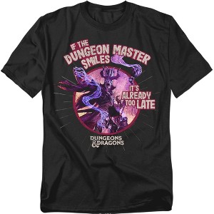 Men's Dungeons And Dragons Dungeon Master Smiles T-Shirt : Target