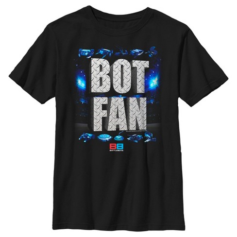 Boy's Battlebots Bot Fan T-shirt - Black - Small : Target