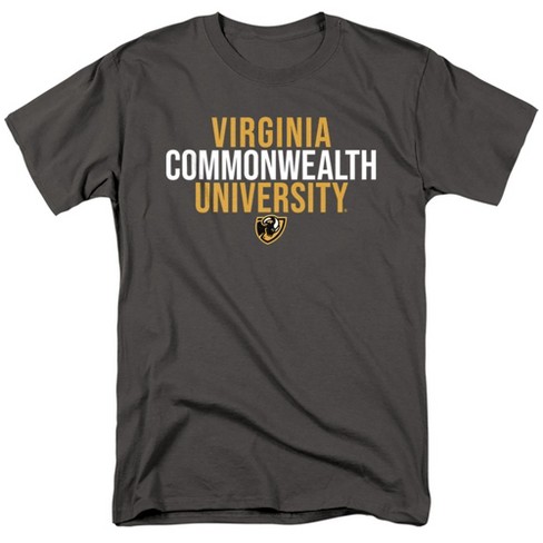 Virginia Commonwealth University Official Stacked Adult T-shirt ...