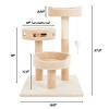 Pet Adobe Cat 3-tier Tree House And Play Area - Tan : Target