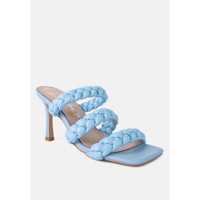 High Bae Braided Strap Casual Heels : Target