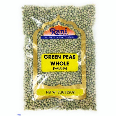 Green Peas Whole Dried (marrowfat Peas, Vatana) - 32oz (2lbs) - Rani ...