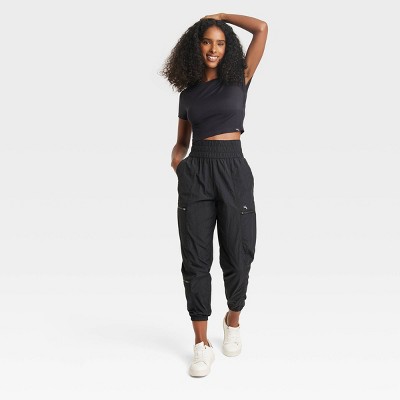 JoyLab Women's High Rise Relaxed Leg Full Cargo Pants Midweight | eBay