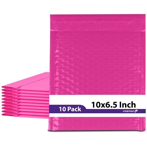Fosmon #0 Colored Pink Poly Bubble Mailer 6.5" X 10", Padded Shipping ...