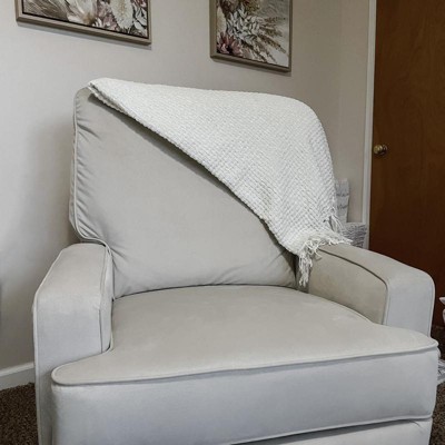 Baby Relax Addison Swivel Gliding Recliner - White : Target