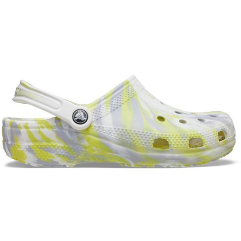 Crocs Adult Classic Marbled Clogs, W6/m4, White/microchip : Target