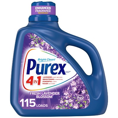 Purex With Crystals Fragrance Lavender Blossom Liquid Laundry Detergent ...