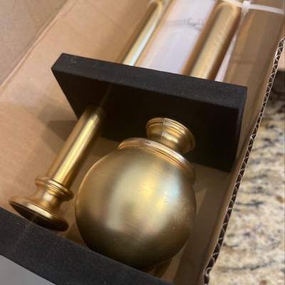 Ball Double Curtain Rod - Threshold™ : Target