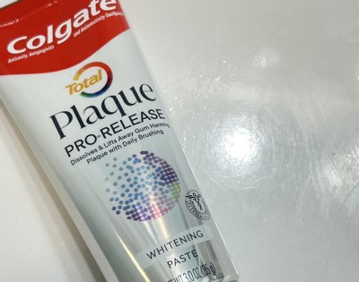 Colgate Total Plaque Pro-release Whitening Toothpaste - 3oz : Target