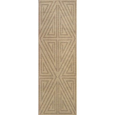 Nuloom Elba Triangular Easy-jute Machine Washable Area Rug : Target