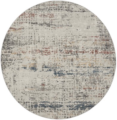 Nourison Rustic Textures Abstract Indoor Area Rug Grey/beige 7’10” X ...
