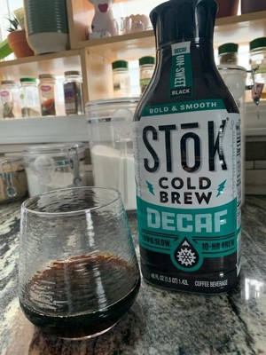 Stok Decaf Unsweetened Cold Brew Coffee - 48 Fl Oz : Target