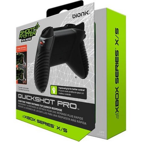 Bionik Quickshot Pro Controller Grip For Xbox Series X/s - Black : Target