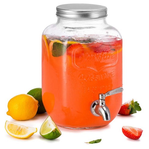 Kook Glass Beverage Dispenser, 1 Gallon : Target