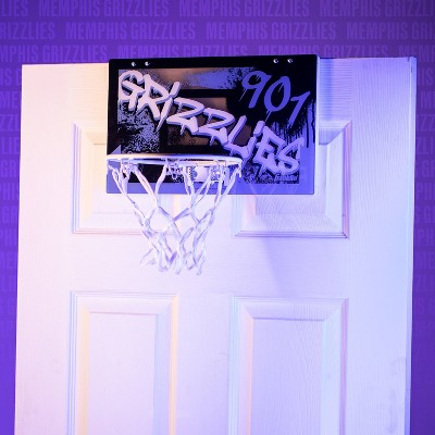 Nba Memphis Grizzlies Over The Door Mini Basketball Hoop : Target
