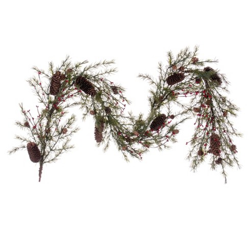 Vickerman 5' Artificial Leaf Garland : Target