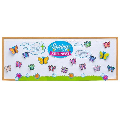 Fun Express Spring into Kindness Bulletin Board Set - 45 Pc. : Target