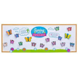 Fun Express Spring into Kindness Bulletin Board Set - 45 Pc. : Target