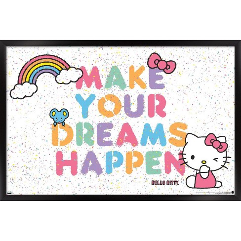 Trends International Hello Kitty: 17 General - Make Your Dreams Happen ...