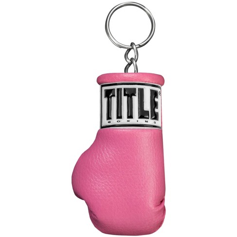 Title Boxing Authentic Detailed Mini Lace Up Glove Key Ring - Pink : Target