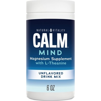 Natural Vitality Calm Magnesium Supplement Powder, Mixed Berry, 6 Oz ...