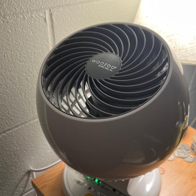 Woozoo Compact Oscillating Air Circulator Fan With Remote White ...