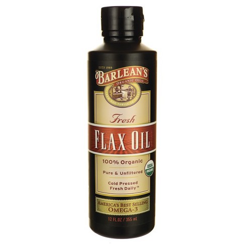 Barlean's Organic Fresh Flax Oil 12 Fluid Ounces : Target