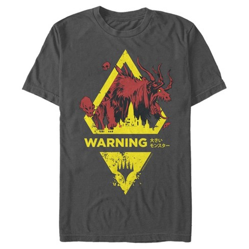 Men's Magic: The Gathering Ikoria Warning Beast Sign T-shirt : Target