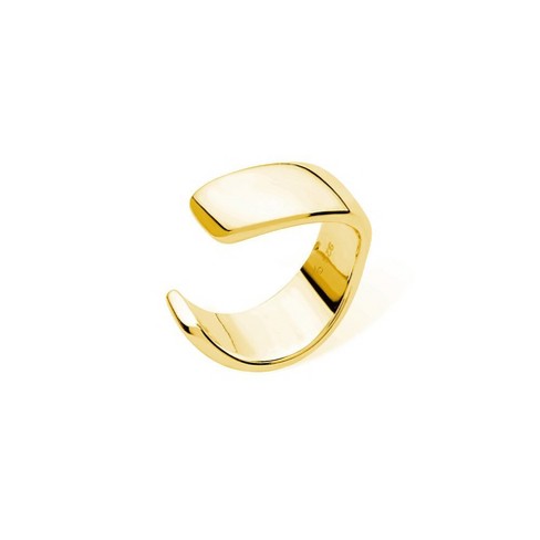 Lucy Quartermaine - Flat Plain Cuff In Gold Vermeil : Target