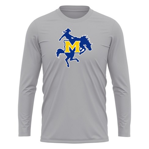 Mcneese State University Adult Sport Long Sleeve Shirt Primary Logo ...