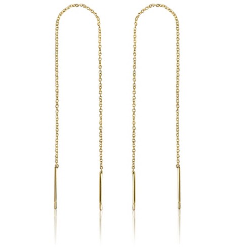 Benevolence La 14k Gold Chain Earrings For Women : Target