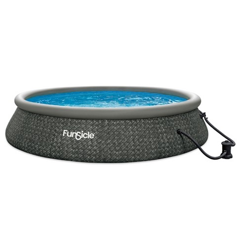 Funsicle 15 Foot By 36 Inch Quickset Round Inflatable Ring Top Outdoor ...