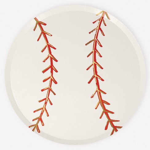 Meri Meri Baseball Plates (pack Of 8) : Target