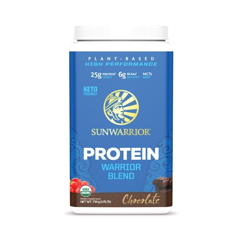Warrior Blend Protein, Vegan Plant-based Organic Protein Powder ...