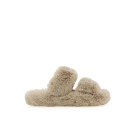 Women's Faux Fur Slippers - Billini 8 : Target