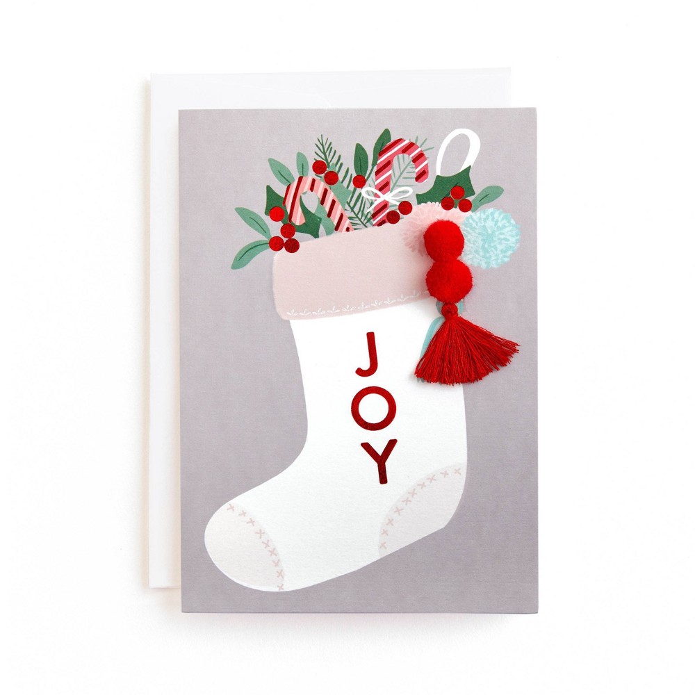 UPC 843740112899 - Minted 10ct 'Joy' Stocking Boxed Holiday Greeting ...