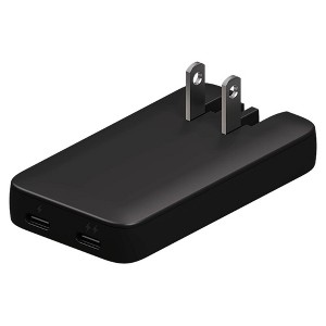 Atom Studios 65W Slim Usb-C Gan Wall Charger Black : Target