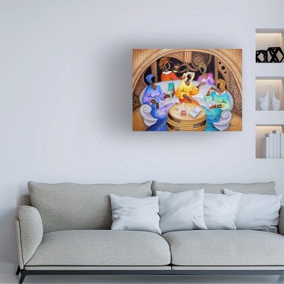 Marcella Hayes Muhammad Book Club Canvas Art : Target
