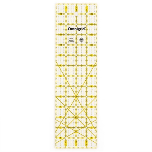 Omnigrid 4" X 14" Rectangle Quilting And Sewing Ruler: Sewing Tools ...
