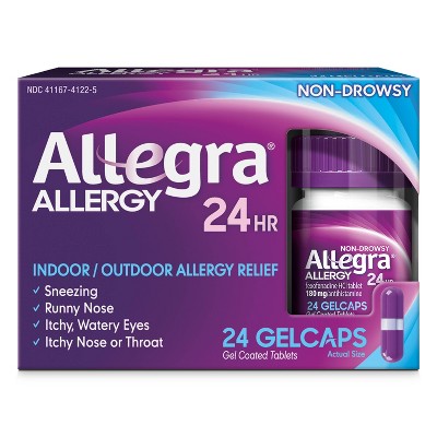 Allegra 12 Hour Allergy Relief Tablets - Fexofenadine Hydrochloride ...
