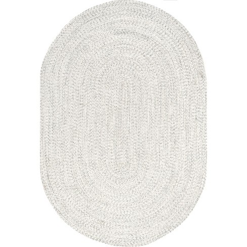 Nuloom Wynn Solid Oval 3x5 Indoor/outdoor Accent Rug For Living Room ...