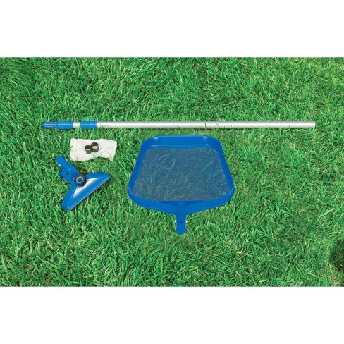 Intex Cleaning Maintenance Swimming Pool Kit W/ Vacuum, Skimmer & Pole ...