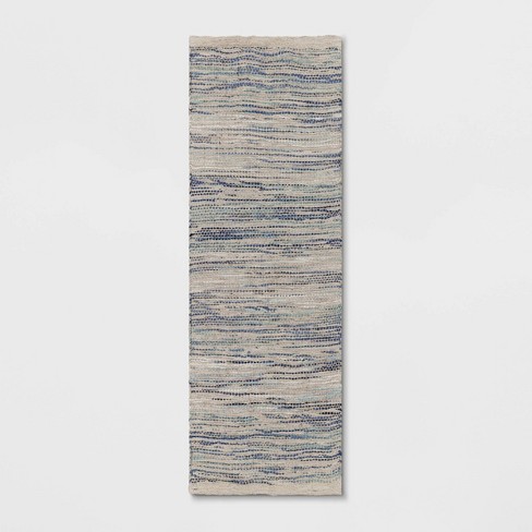 2'x3' Woven Accent Rug Indigo - Threshold™: Handmade Flat Pile, Multi ...