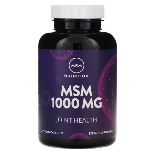Mrm Nutrition Msm, 1,000 Mg, 120 Vegan Capsules : Target