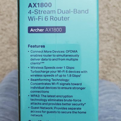 Tp-link Ax1800 Dual Band Router : Target
