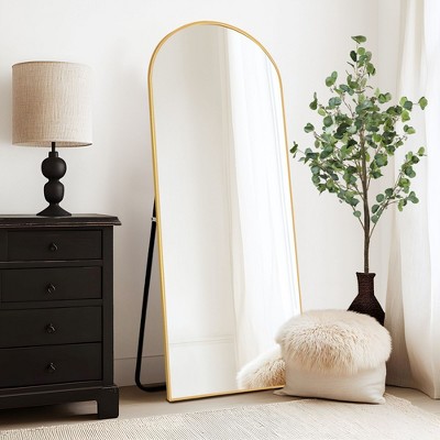 Cenghu Arch Floor Mirror, 65"x 25" Floor Mirror Full Length ...