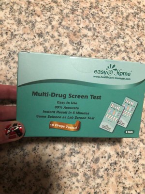 Easy@home 10 Panel Instant Drug Test Kit – 5pk : Target