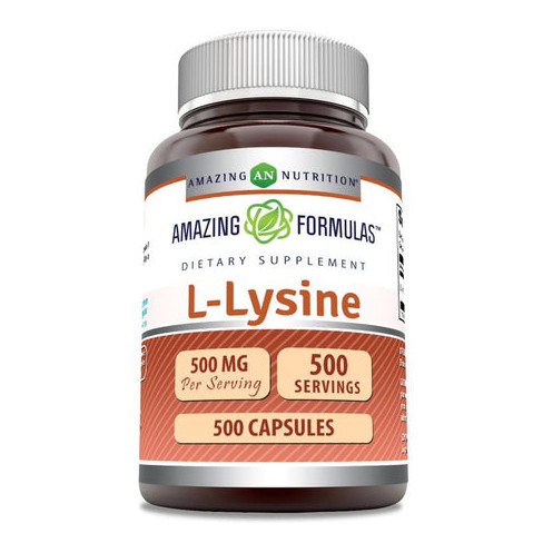 Amazing Formulas L-lysine 500 Mg 500 Capsules : Target