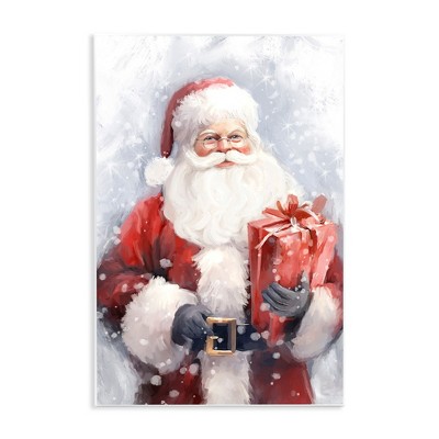 Stupell Industries Santa With Red Gift, 13'' X 19'' : Target