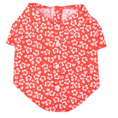 The Worthy Dog Aloha Button-up-look Pet Shirt : Target